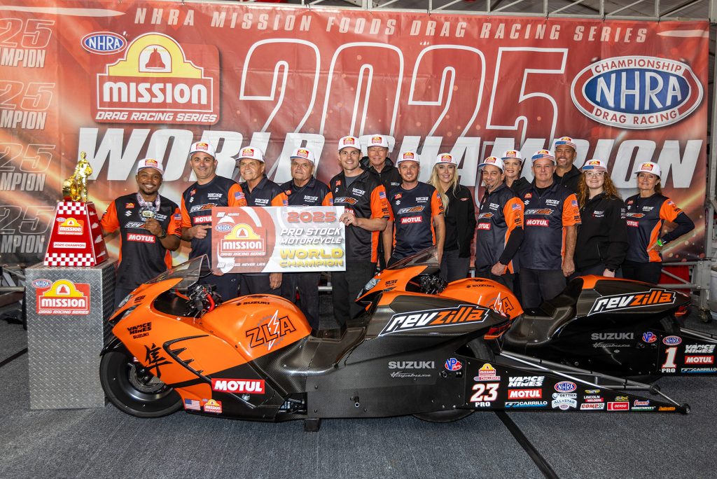 Richard Gadson Clinches 2025 NHRA Pro Stock Motorcycle Championship