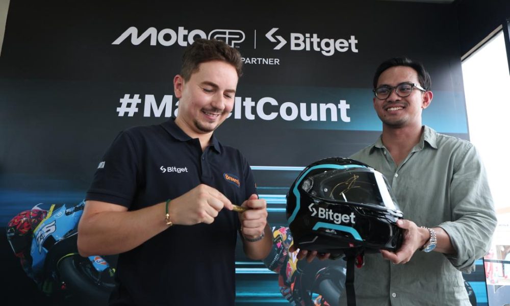 Bitget Wraps Up MotoGP Partnership at Mandalika GP with Jorge Lorenzo